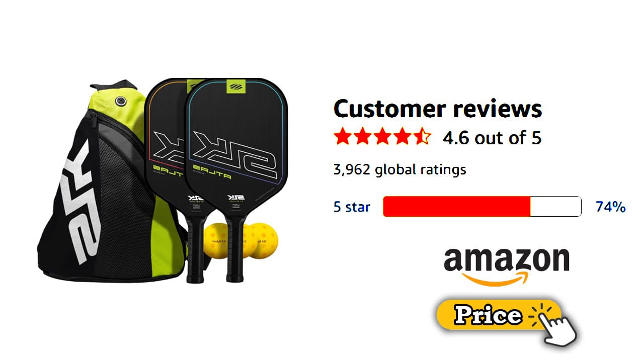 SLK Atlas Max Pickleball Paddle review 2026